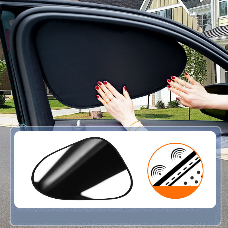 Car window curtain for window car cover sun shade net black canopy ...