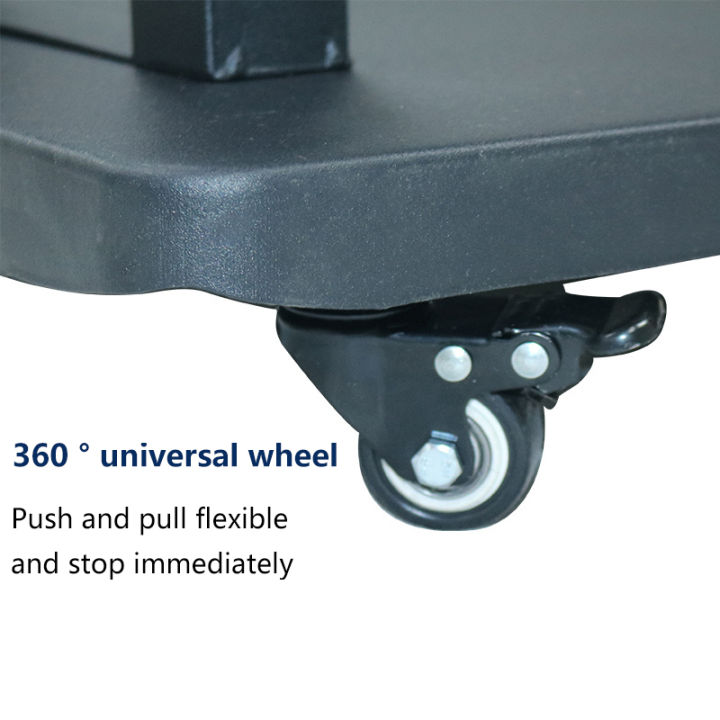 [COD] Home Mobile TV Cart with Wheels, Height Adjustable, 32-70 Inch ...