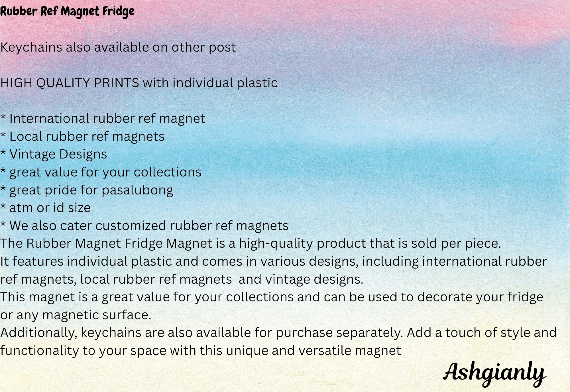 Ashgianly FLAG RUBBER REF MAGNET SOUVENIR (CAMBODIA,CANADA, CHINA ...