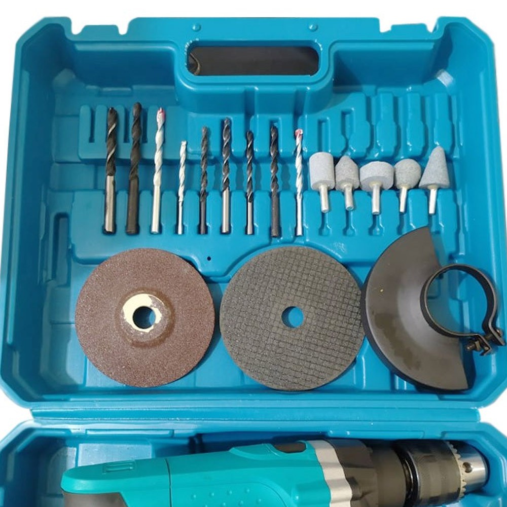 Powerful 2 In 1 Angle Grinder And Impact Drill Set HP1630 Drill ...