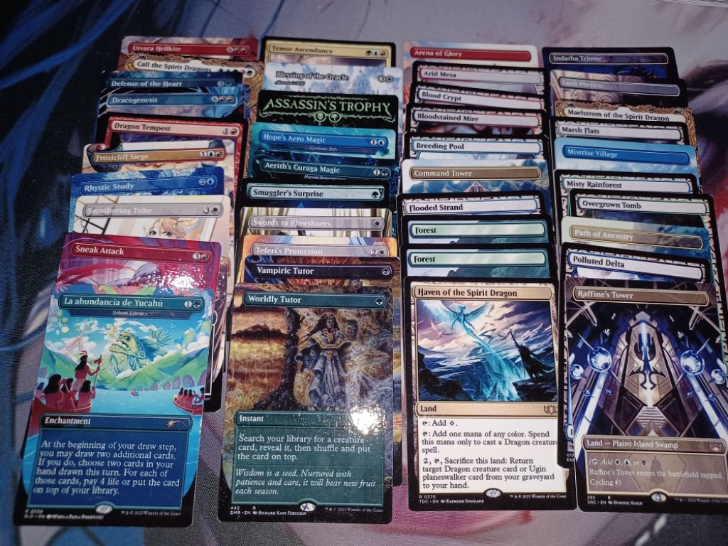 Proxy Duel/EDH/cEDH 100 Card Deck Cardstock 300 gsm Quality Holo Foil ...
