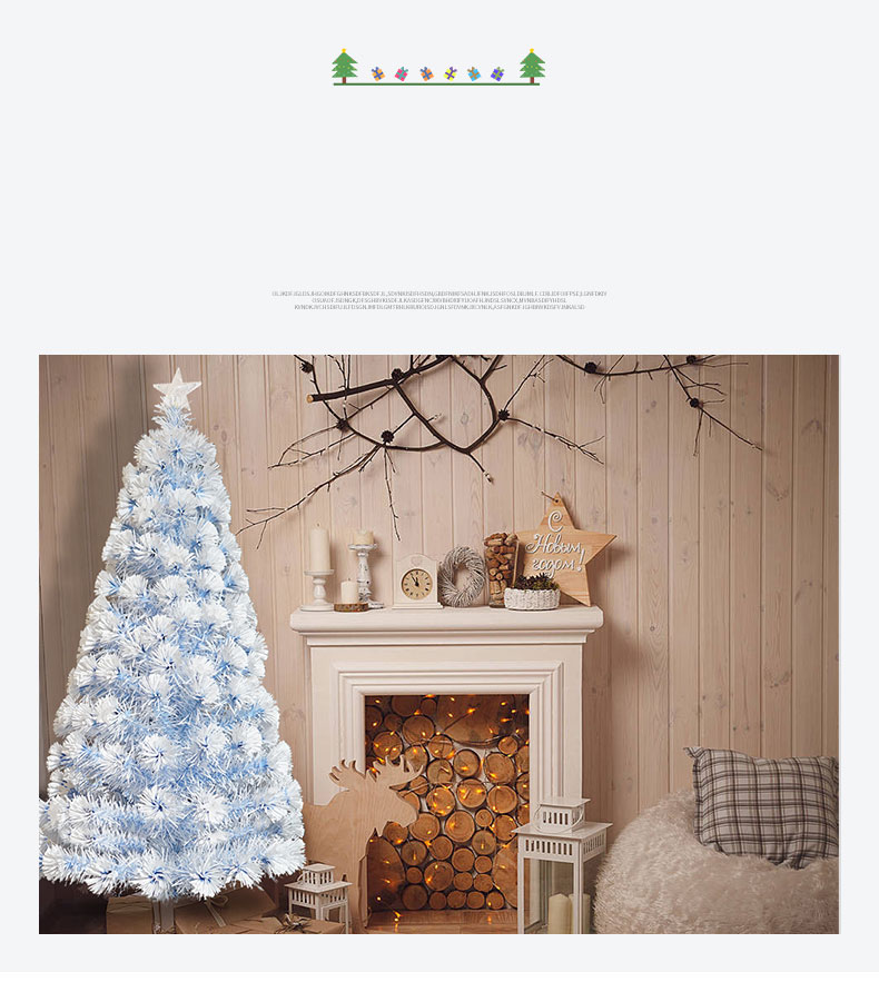 GSE Christmas Tree PVC Artificial Snow Christmas Tree Decoration ...