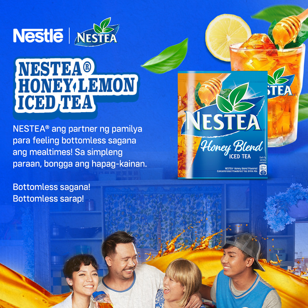 Nestlé Nestea Honey Blend Flavored Powdered Iced Tea Drink Mix 19g ...