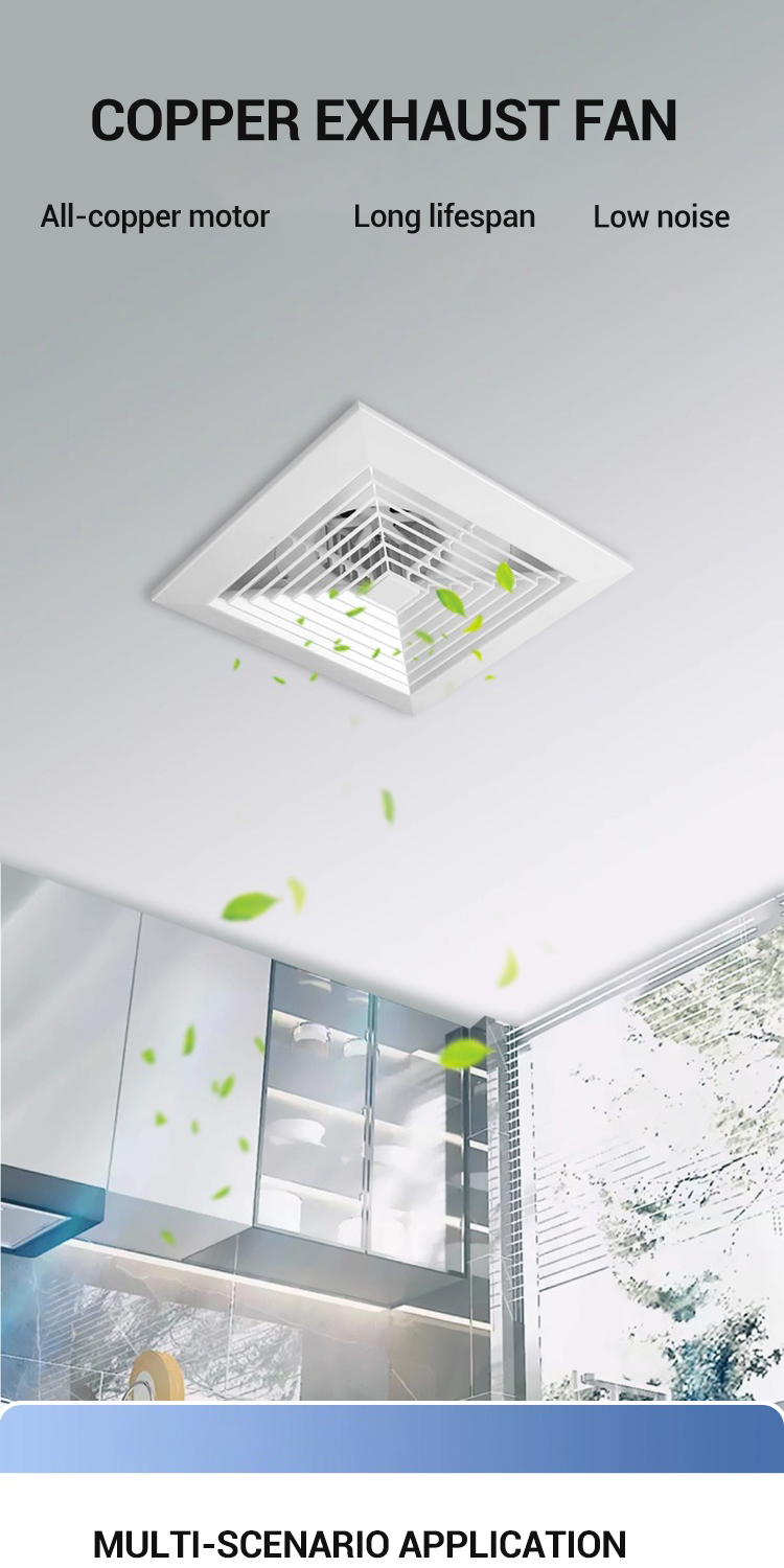 Ceiling exhaust fans 8" 10" 12" ventilation fan duct exhaust fan home ...