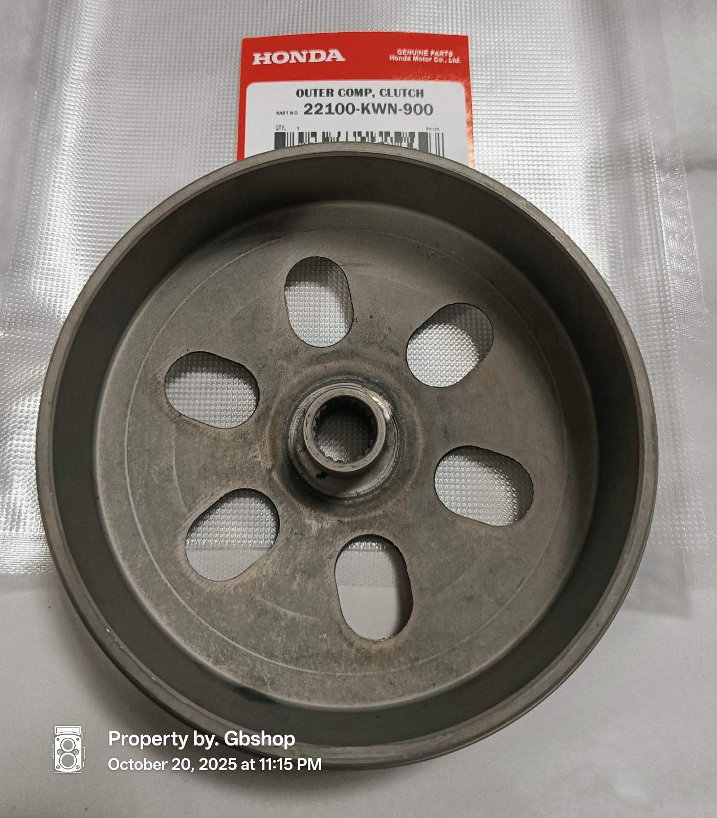 CLICK150 CLUTCH BELL CLICK HONDA CLICK125 THAILAND GENUINE PARTS 22100 ...