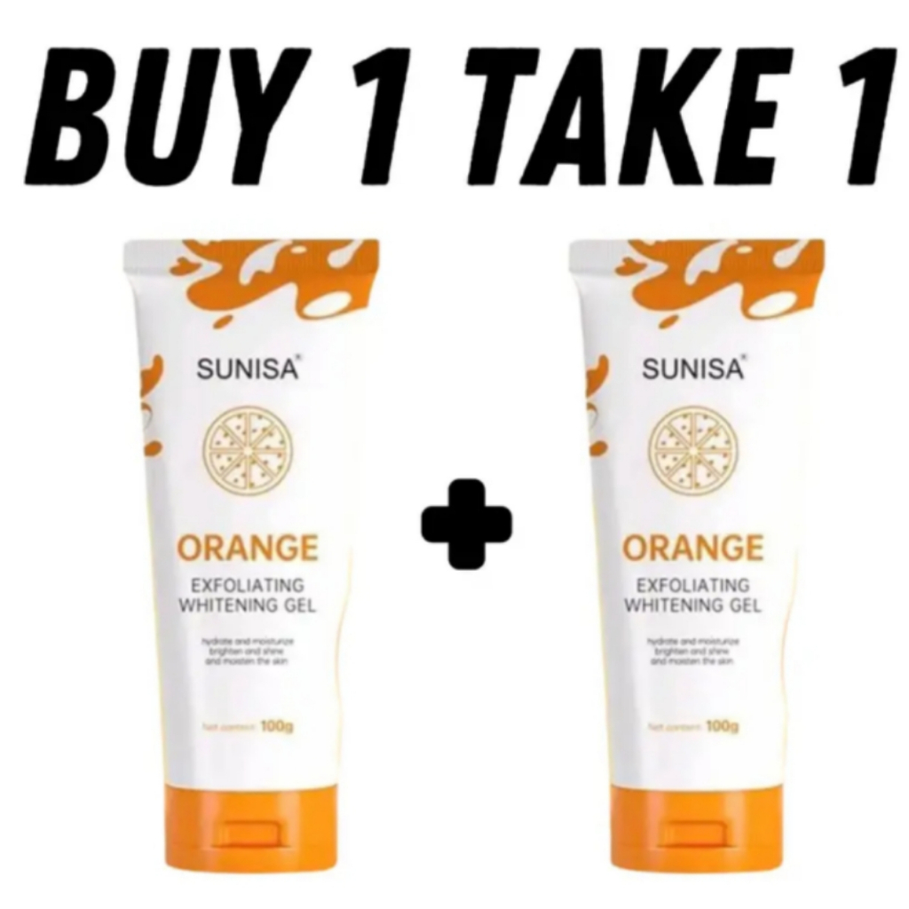 SUNISA Orange Exfoliating Whitening Gel 100g – Deep Cleansing ...
