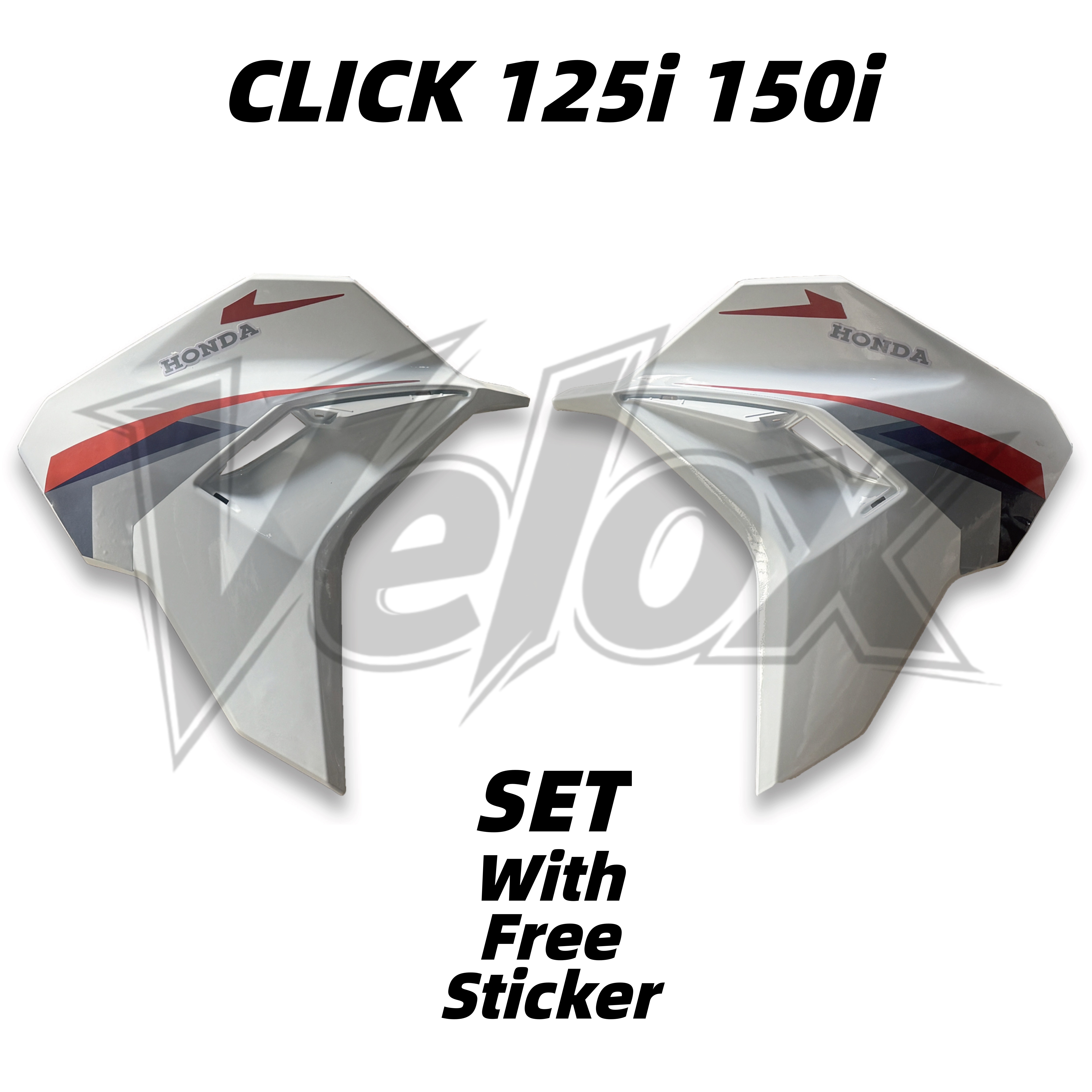 Click 125i 150i V3 V4 (2023-2025 Model) Front Center Cover Motorcycle ...