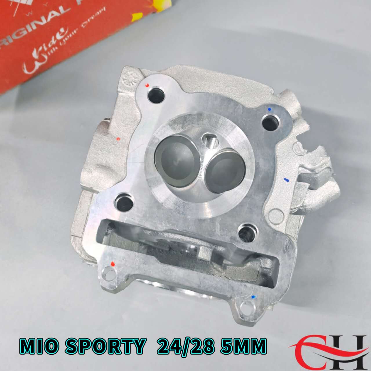 MIO SPORTY 24/28 5MM WYD CYLINDER HEAD BIG VALVE | Shopee Philippines