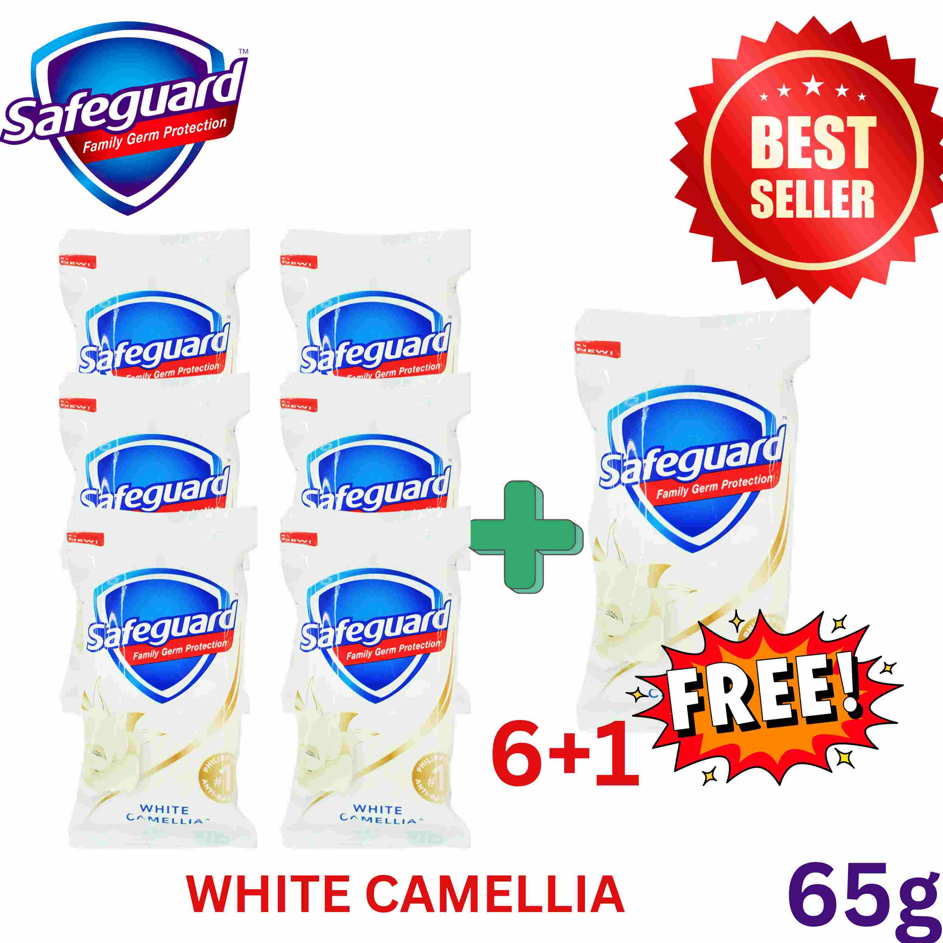 SAFEGUARD WHITE CAMELLIA BAR SOAP 65G | Shopee Philippines