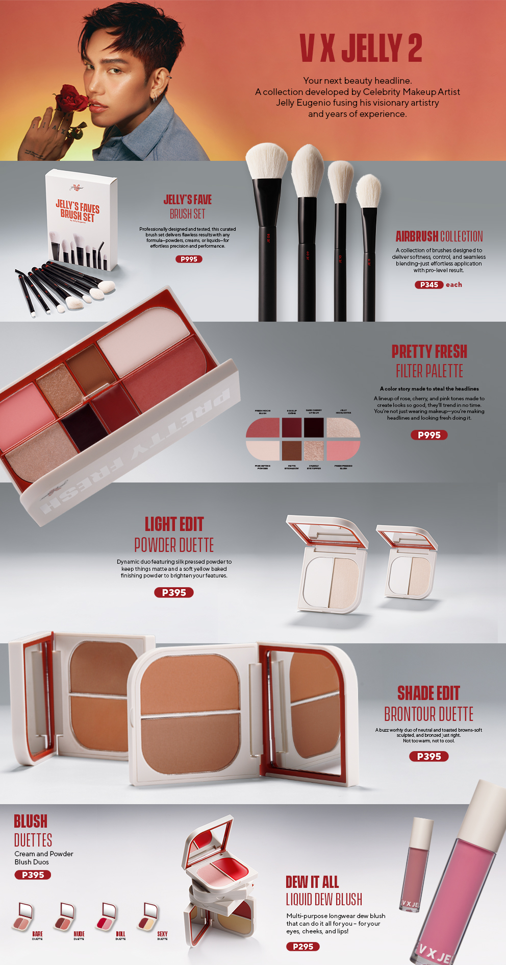 VICE CO. V x Jelly 2 Blush Duette - Cream & Powder Blush | Shopee ...