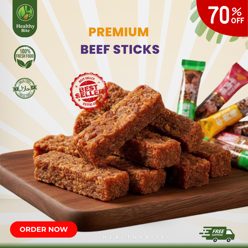 [BUY 1 GET 1] Premium Beef Sticks | Authentic Flavor, Unique Snack ...