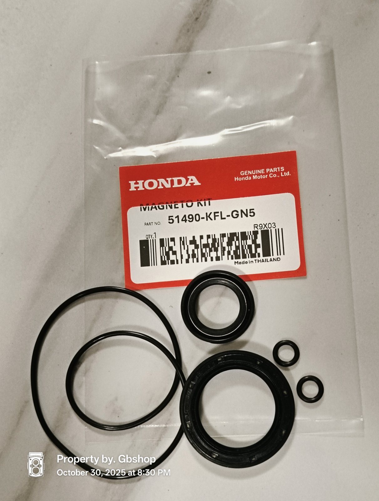 HONDA XRM110 WAVE 100 WAVE 110 DREAM100 MAGNETO OIL SEAL KIT THAILAND ...