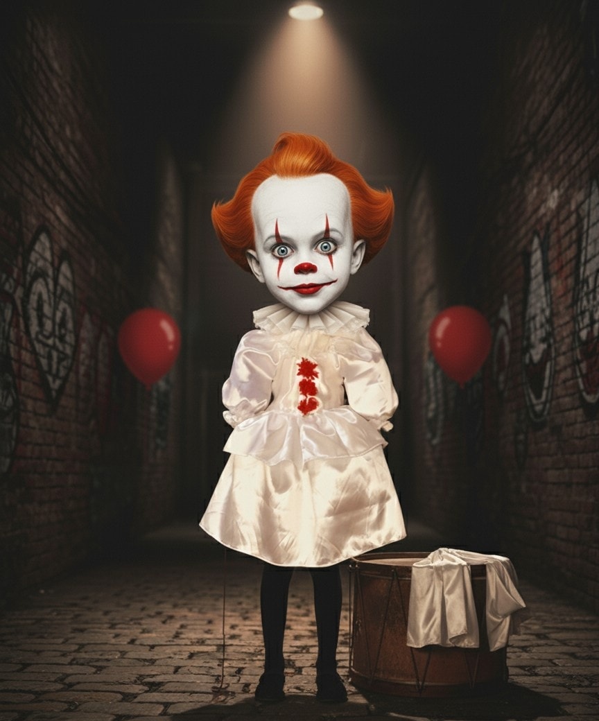 Pennywise Costume With Sleeve And Bib Shopee Philippines
