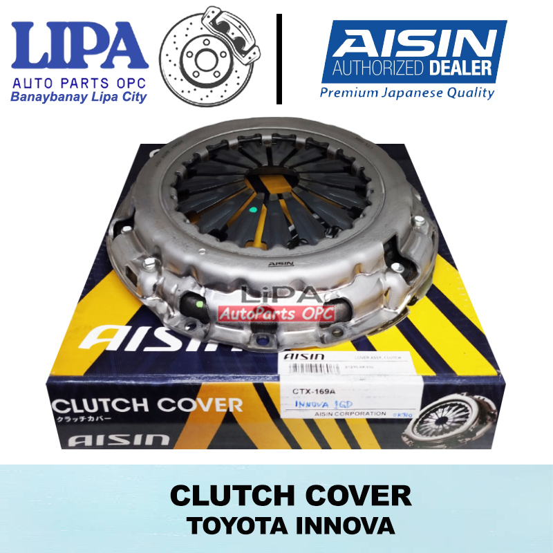 AISIN CLUTCH COVER TOYOTA INNOVA 2016-2021 1GD 5 SPEED ("279MM ...