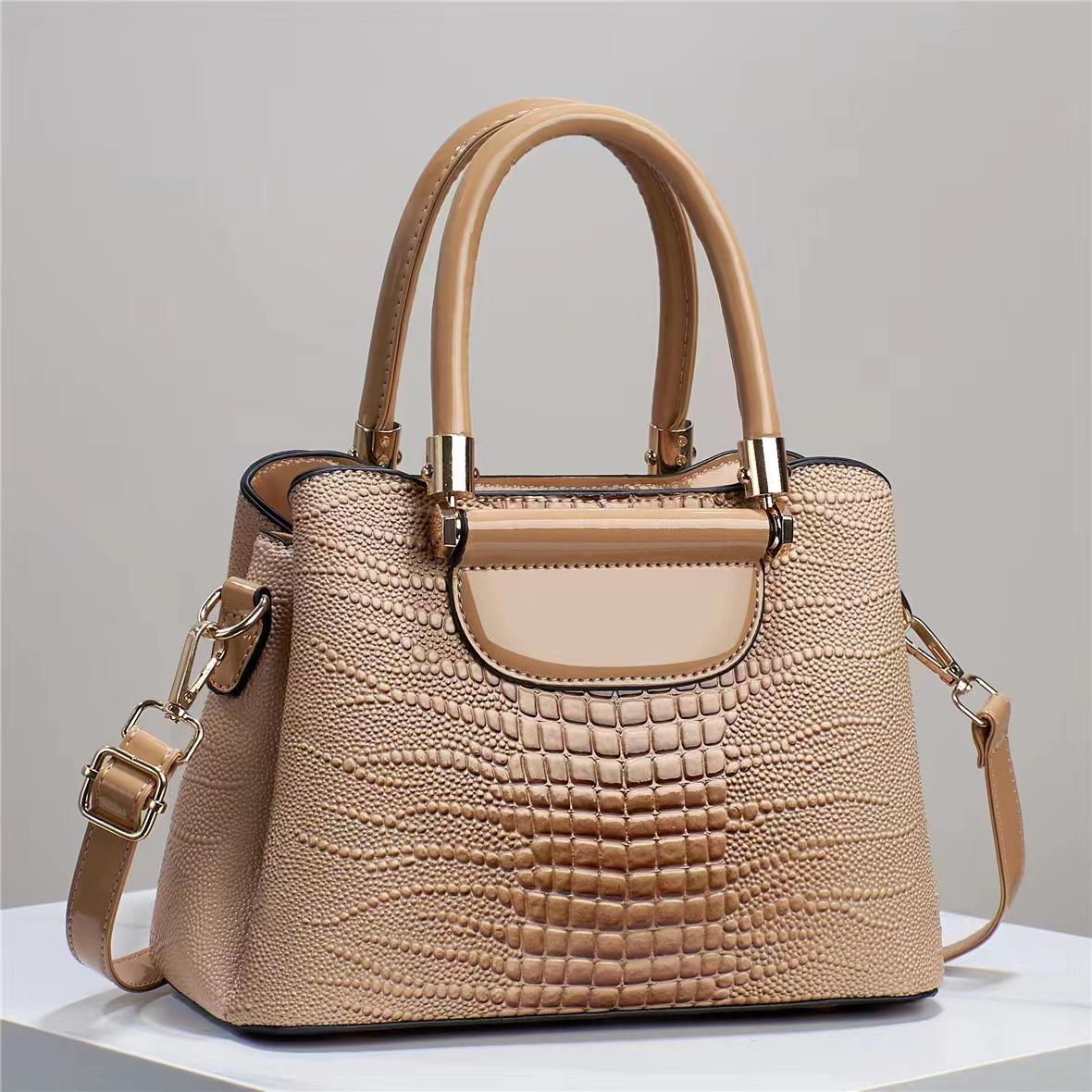 【Bagin-video】COD New & Improved Medium Crossbody Bag – Croc-Embossed ...