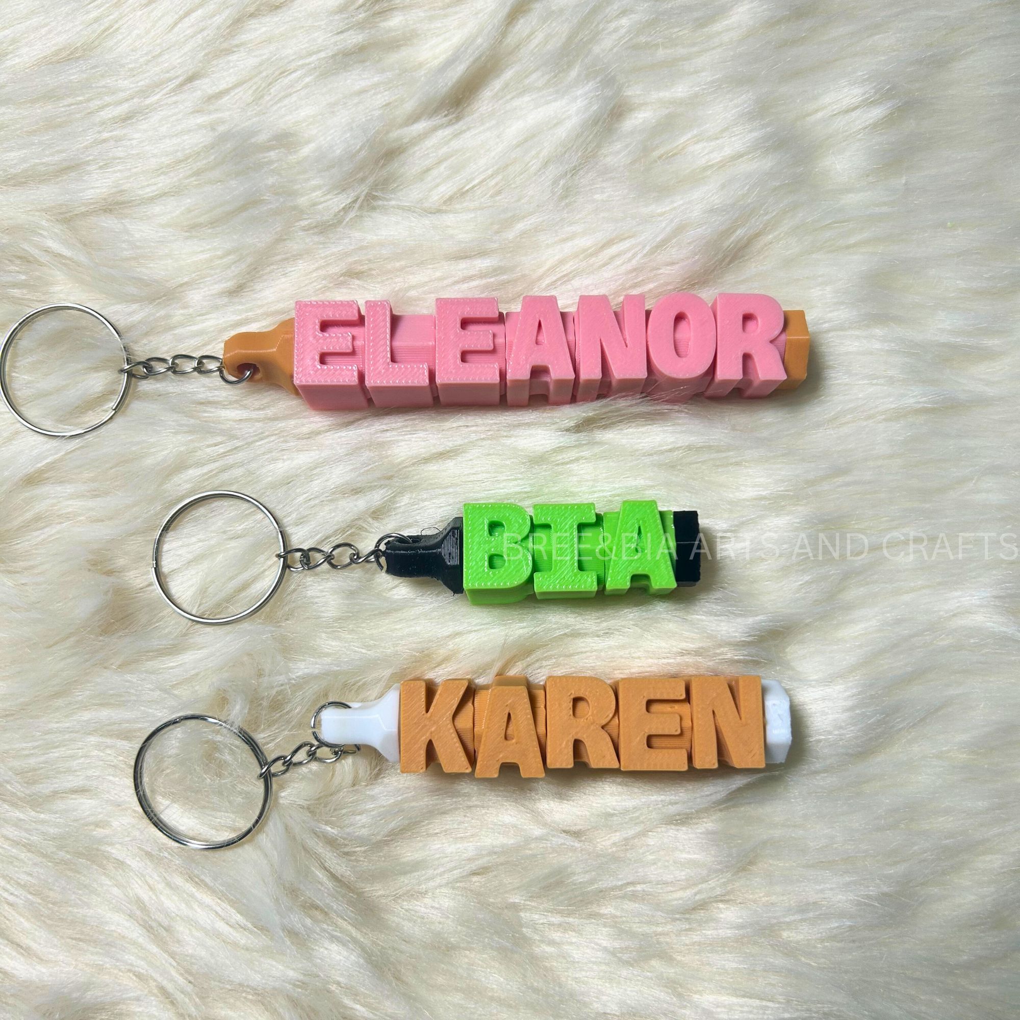 Custom Rotating Name Keychain – Personalized Keychain Gift with Custom ...