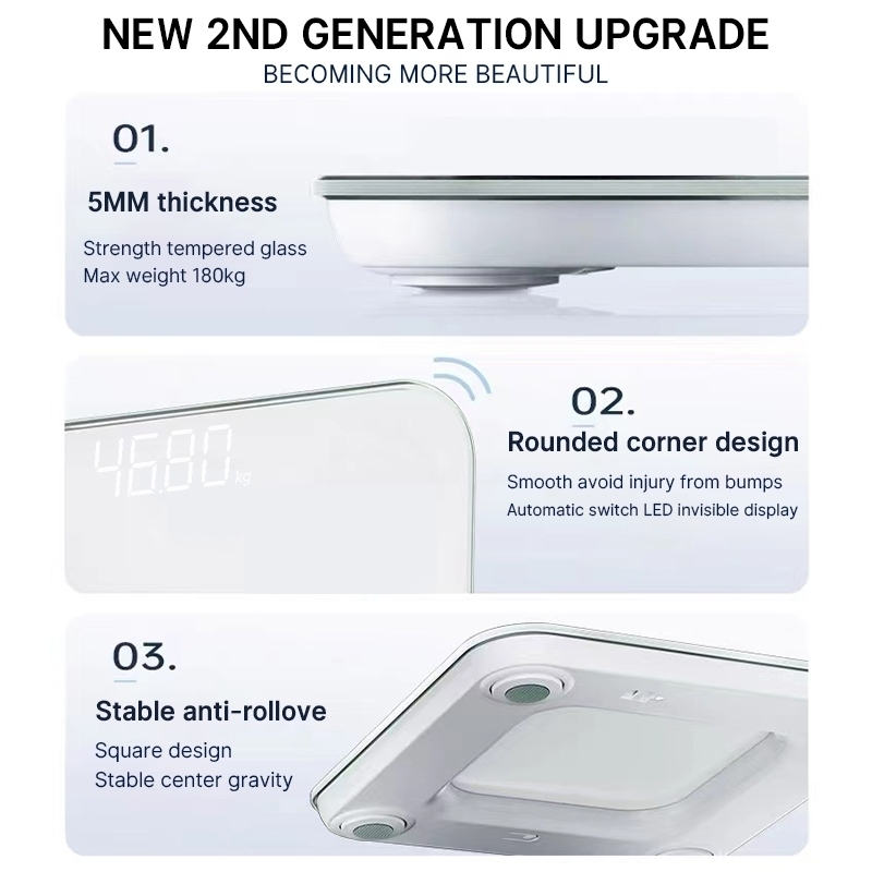 Human Weighing Scale Precise digital weighing scale Rechargeable ...