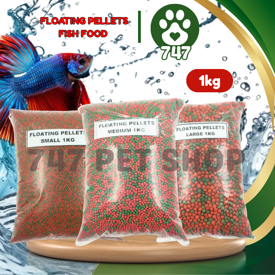 1kg Floating Pellets Aquarium Pond Fish Dry Food Pet Healthy Protein ...