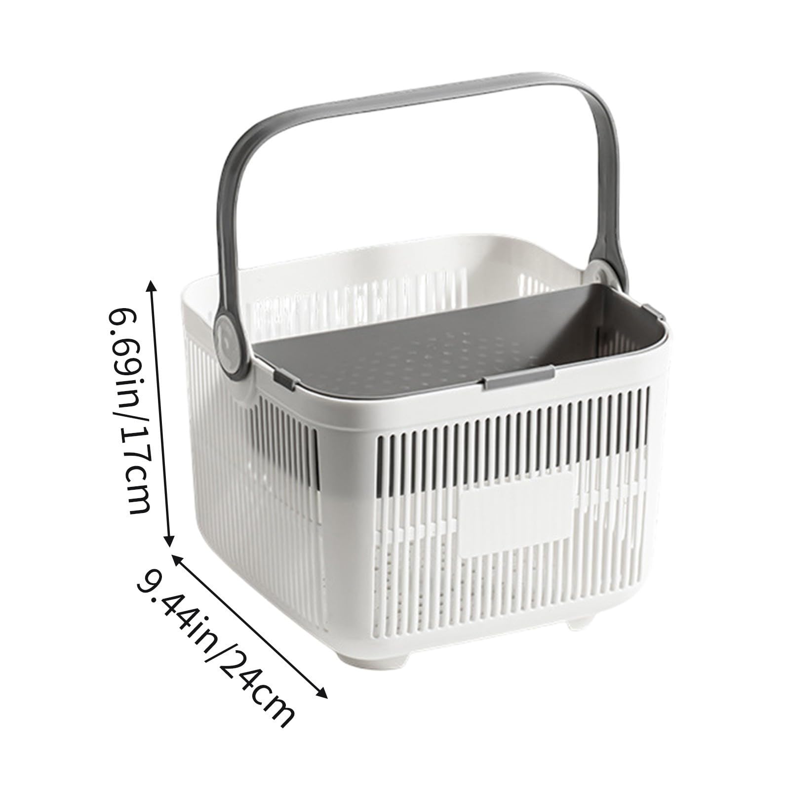 Double Layer Detachable Wash Basket With Dry And Wet Separation Student ...