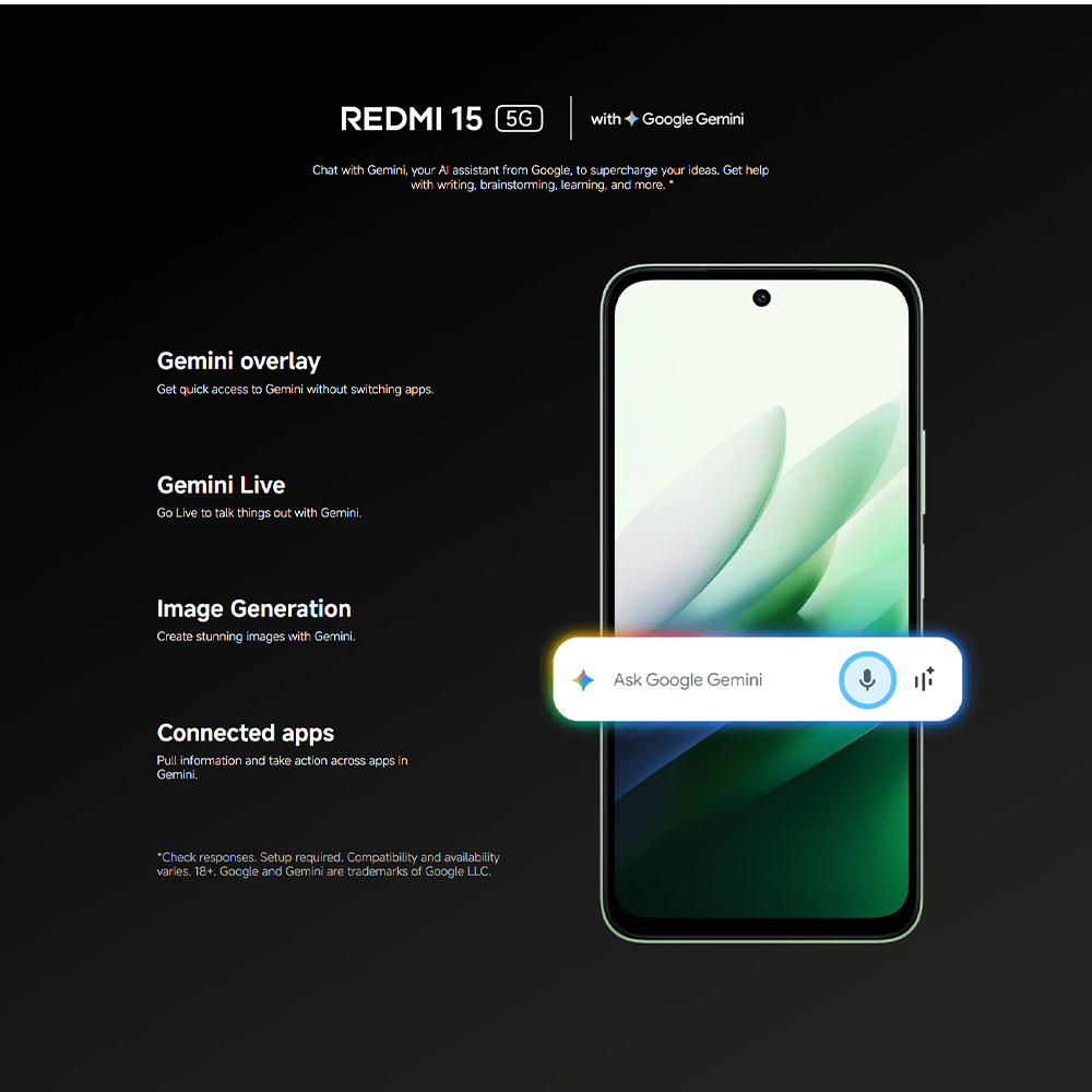Redmi 15 5G Snapdragon® 6s Gen 3 with 5G 7000mAh | Shopee Philippines