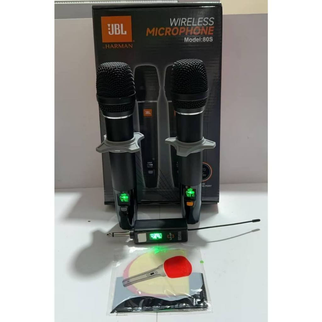 NEW JBL HARMAN 21/80S – Professional UHF Wireless Microphone with Built ...