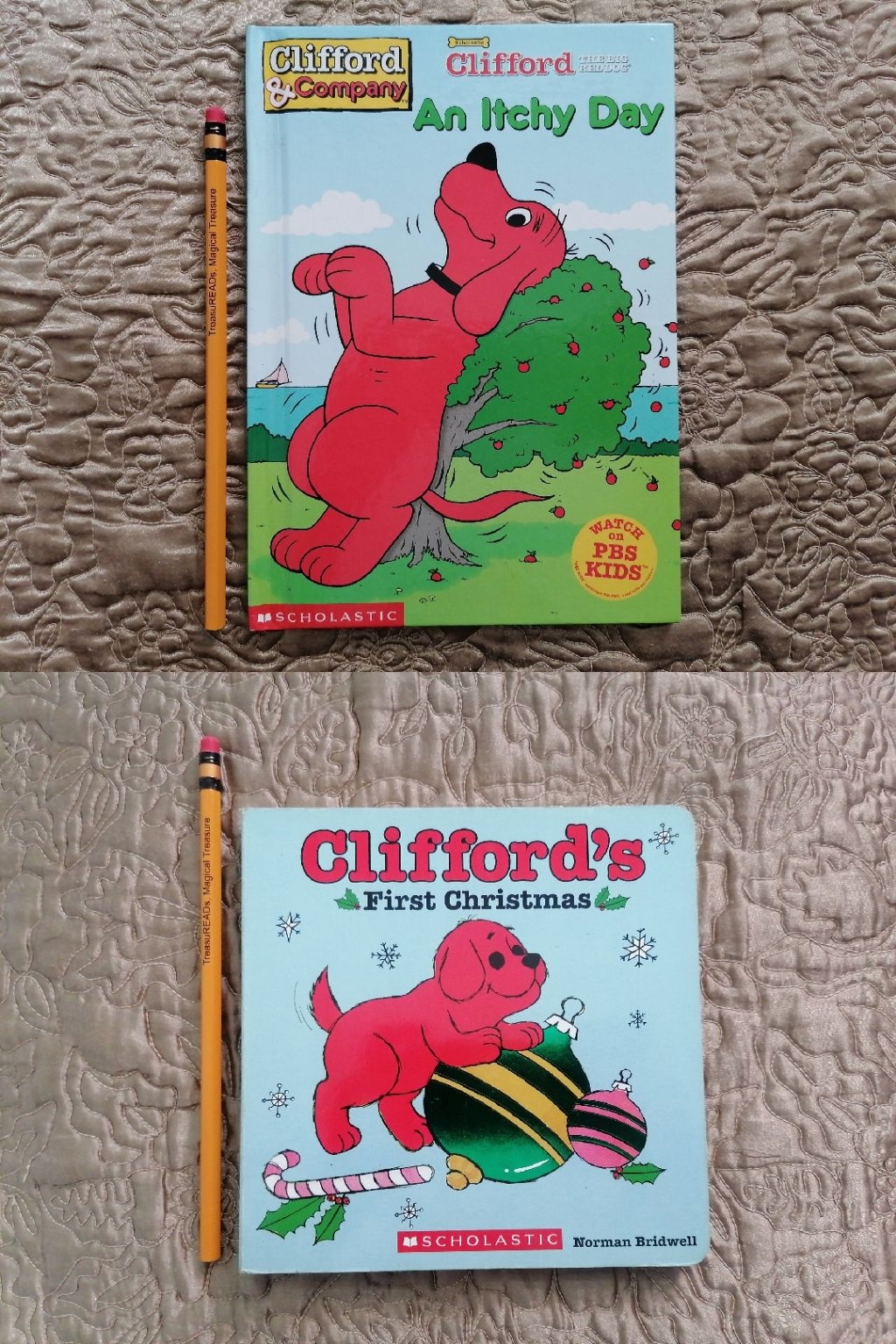 Clifford - The Red Big Dog: First Christmas, An Itchy Day (Board Book ...