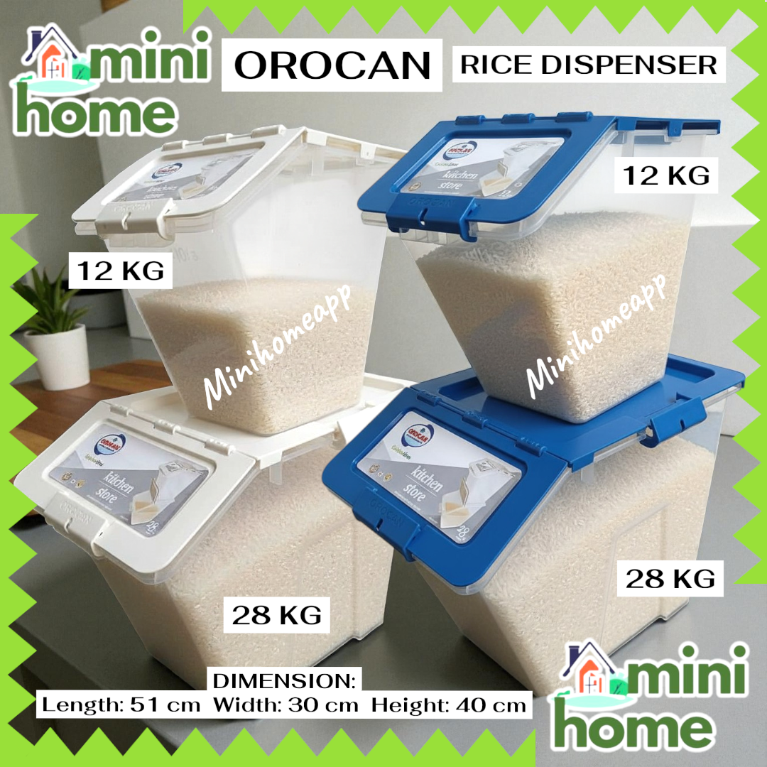 28 KG 12 KG OROCAN KITCHEN STORE CUCINA UNO / RICE FOOD CONTAINER RICE ...