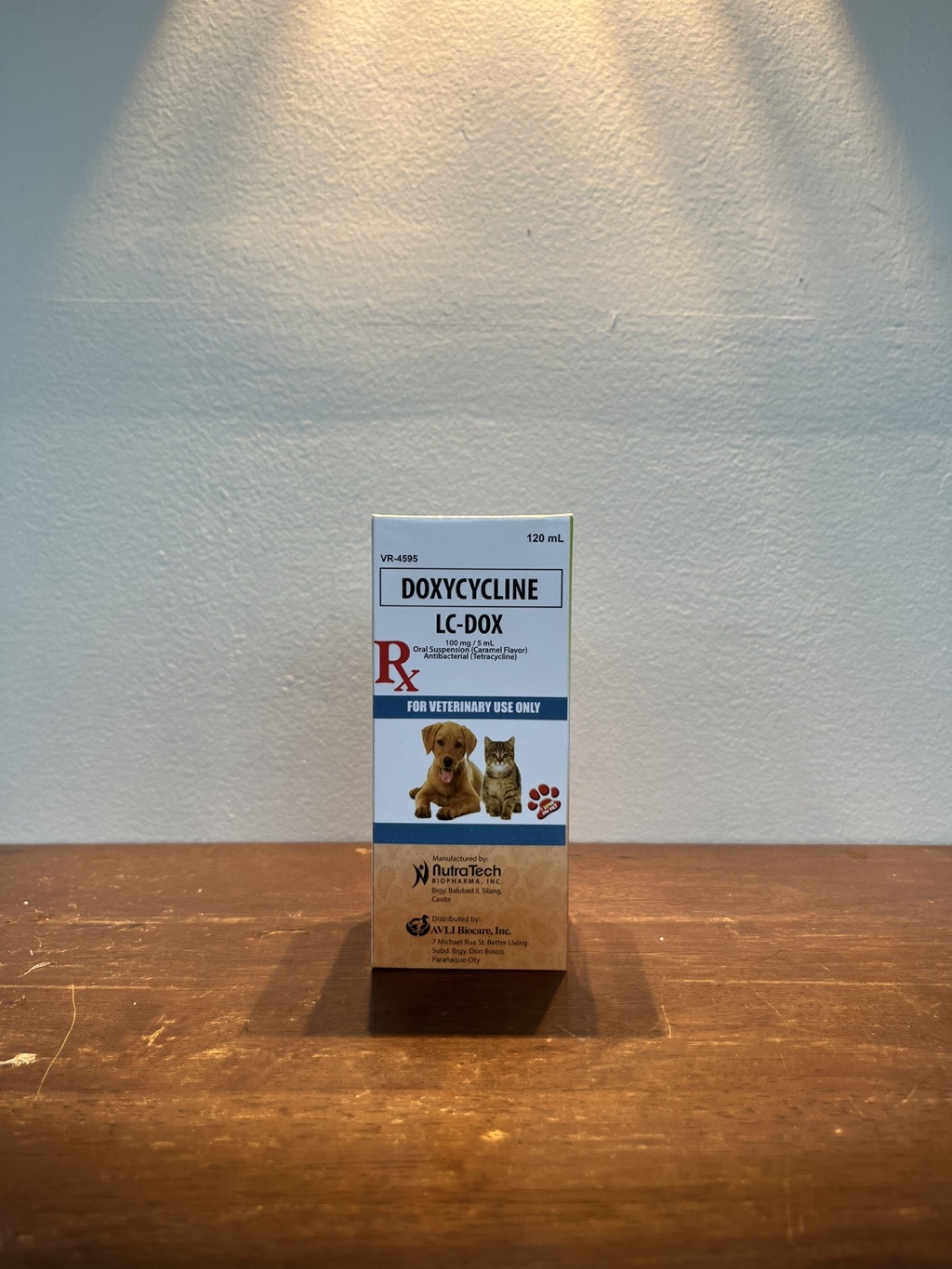 LC-DOX Syrup Suspension Antibacterial 120ML & 60ML for Cats and Dogs ...