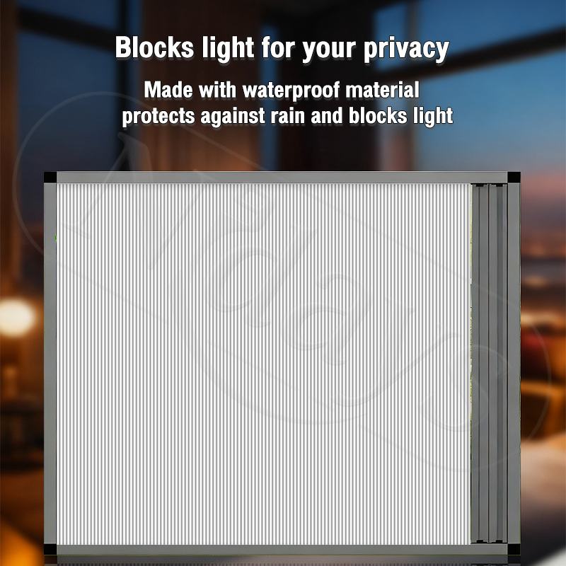 Sliding Window Screen Aluminum Frame 2 in 1 Mosquito Proof and Blackout ...