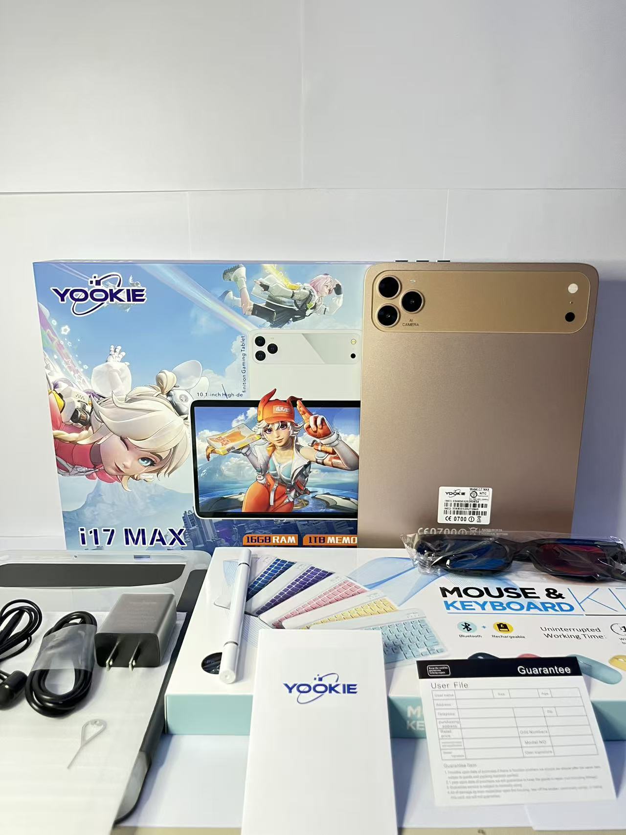 Yookie i17 max tablet 16+1TB storage 10.1-inch screen Android tablet ...