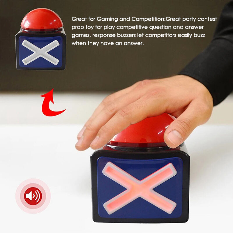 Push-button Answering Machine Game Buzzer Alarm Sound Play Button Game ...