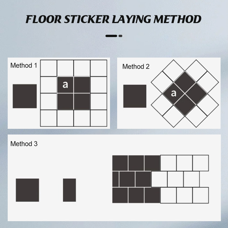 45x45cm Marble Vinyl Tiles Floor Self Adhesive Mat PVC Flooring ...
