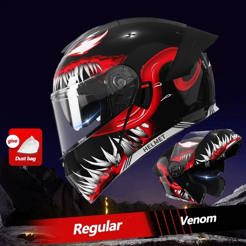 COD!AXK 2IN1Modular helmet Motorcycle Modular open face helmet Full ...