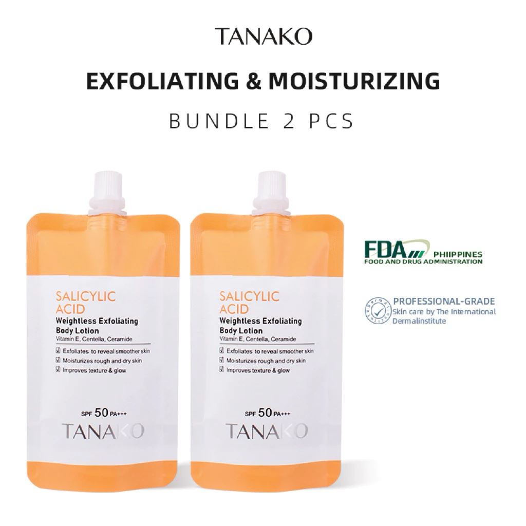 DM 2in1 TANAKO Water Light + Salicylic Acid Body Sunscreen Lotion ...