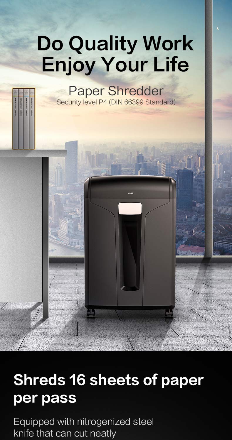 Deli【Warranty】31L CD/Card Electric Paper Shredder Machine Automatic ...