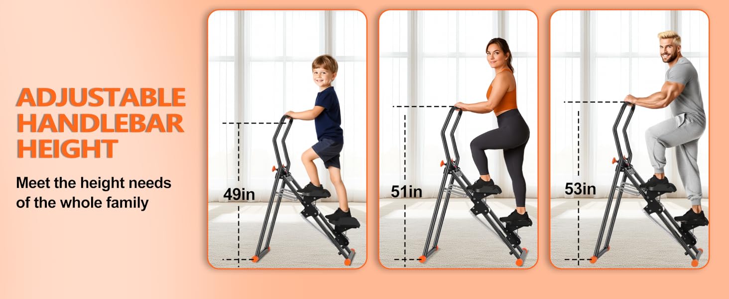 Stair Stepper Climbing Exercise Machine Foldable Home Fitness Slimming ...
