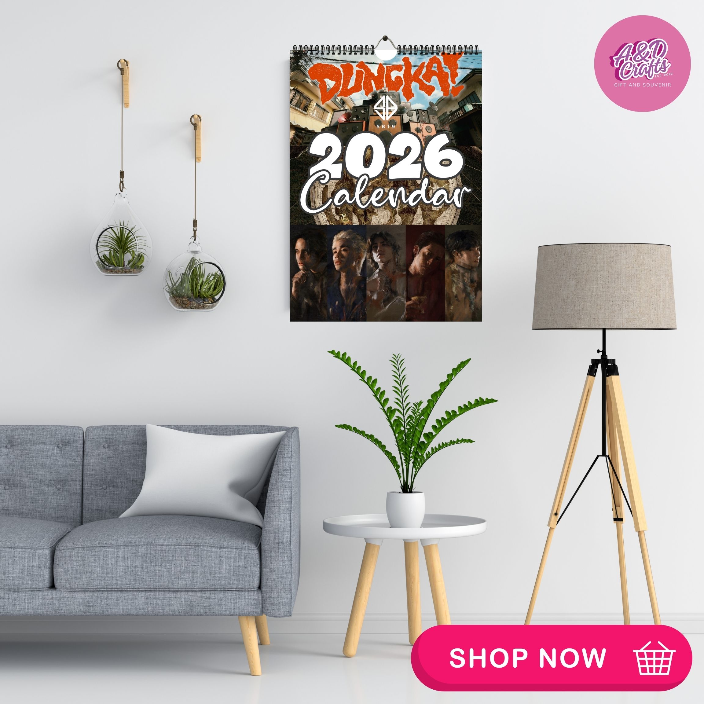 SB19 | Wall Calendar | A4 Size | SAW Photos | Shopee Philippines