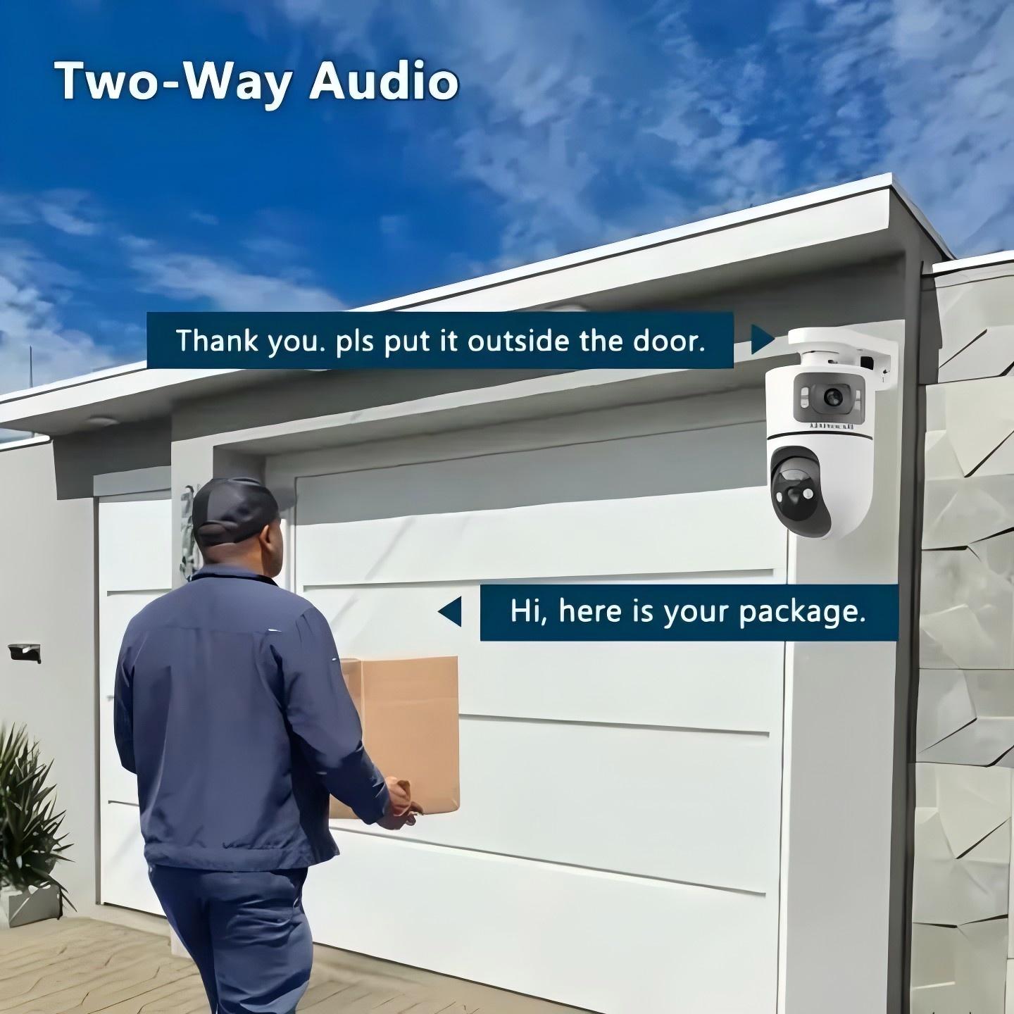 TAPO CCTV Camera 4K Dual Lens Night Vision WIFI Connect Cellphone Buy 1 ...