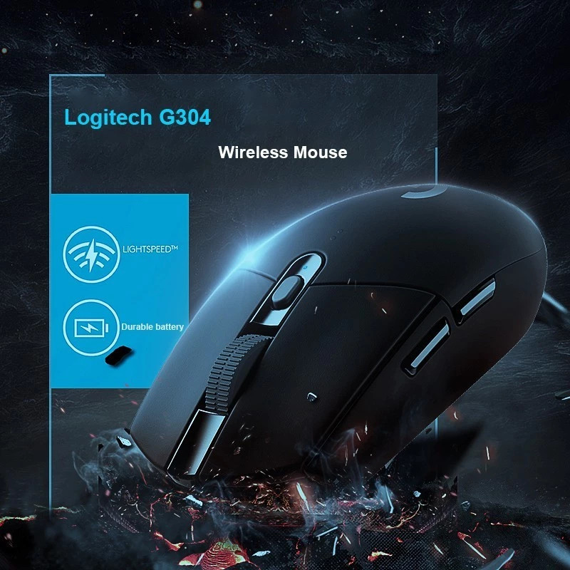 Logitech Gaming Mouse G304 LIGHTSPEED Wireless 12,000 DPI Hero Sensor ...