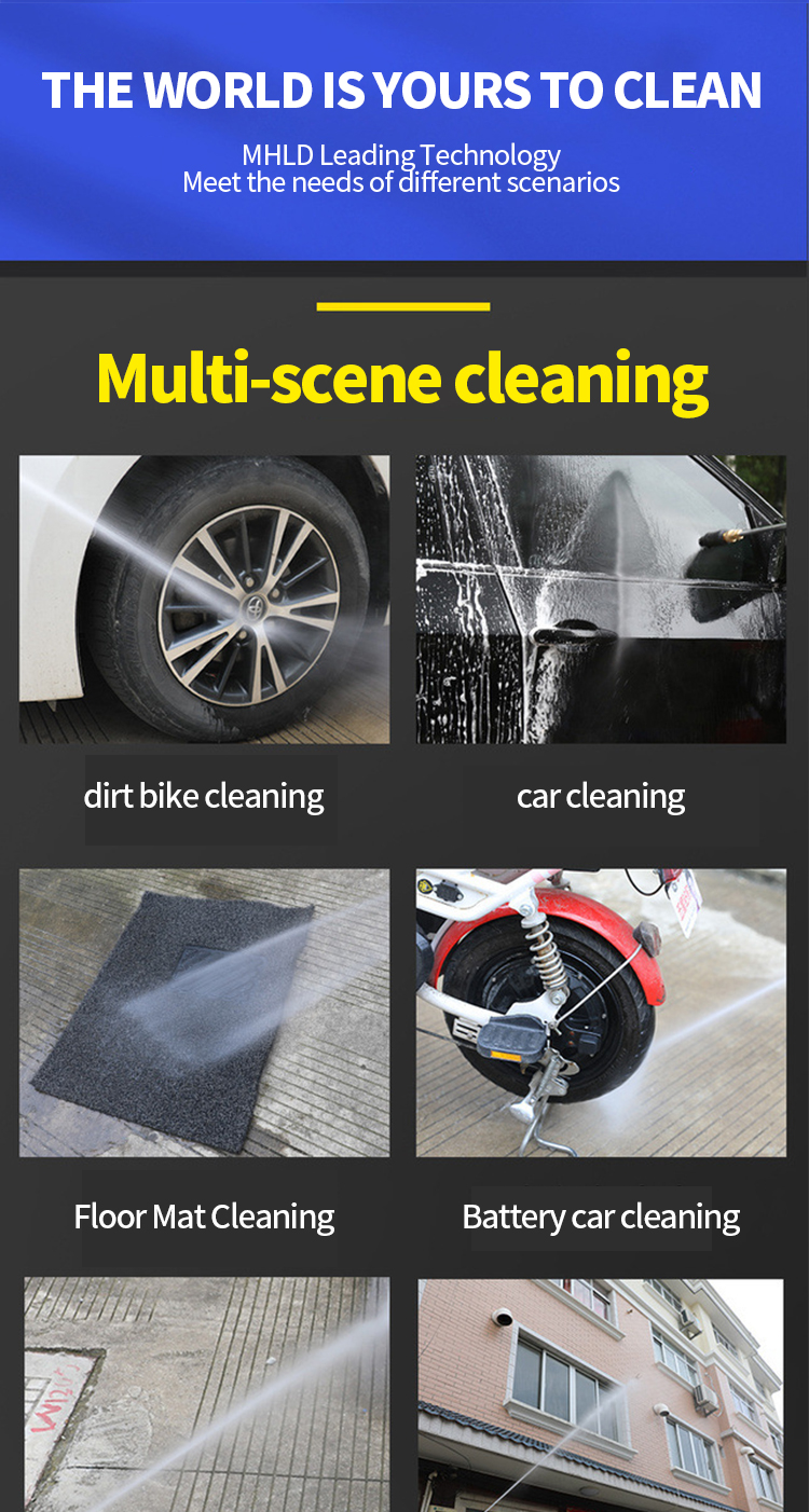 2500W High Power Portable Pressure Washer 220V Car Washing & Cleaning ...