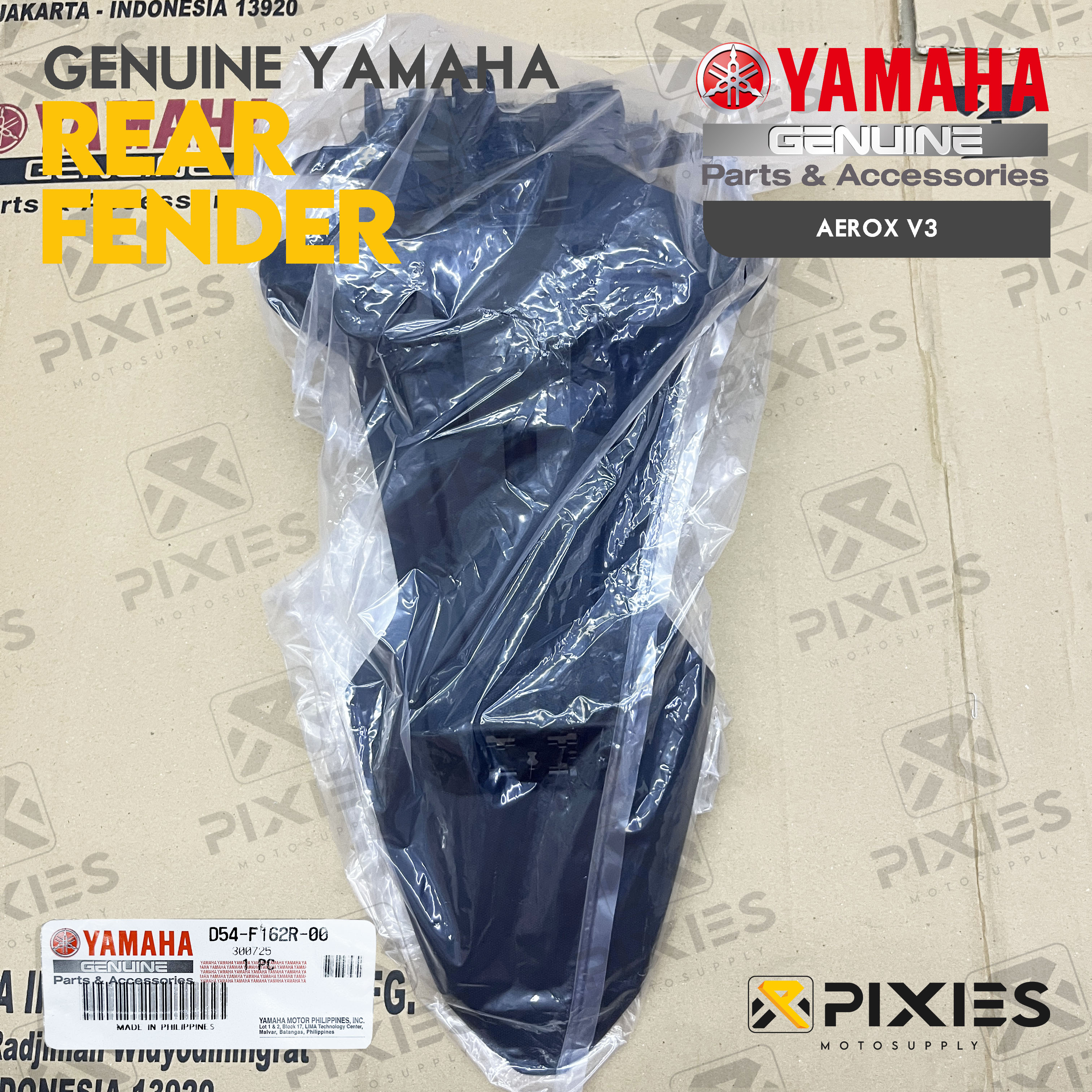 YAMAHA GENUINE REAR FENDER FOR AEROX V3 / AEROX 2025 / AEROX SP / AEROX ...