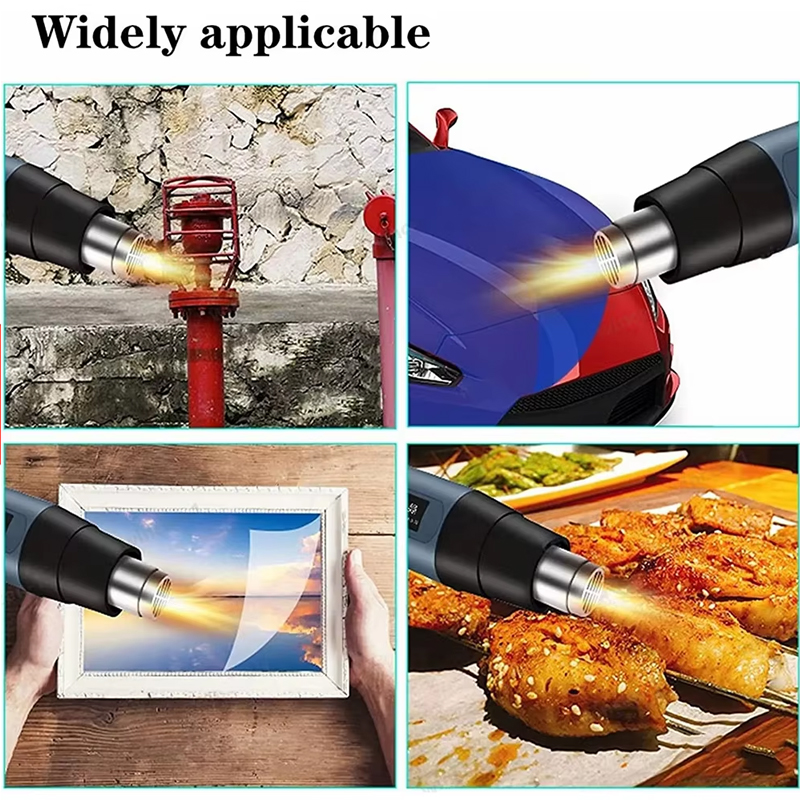 Adjustable Industrial Heat Hot Air Electric Heat Gun Baril ng Mainit na ...