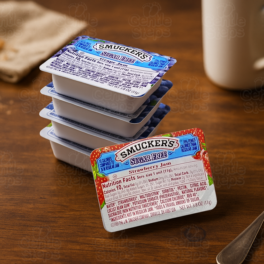 SMUCKER'S (PACK OF 5) SUGAR FREE STRAWBERRY, BLUEBERRY & GRAPE JAM ...