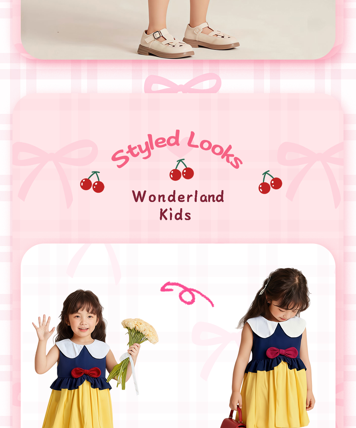 Wonderlandkids Dress for Girls Princess Style Children's Cosplay ...