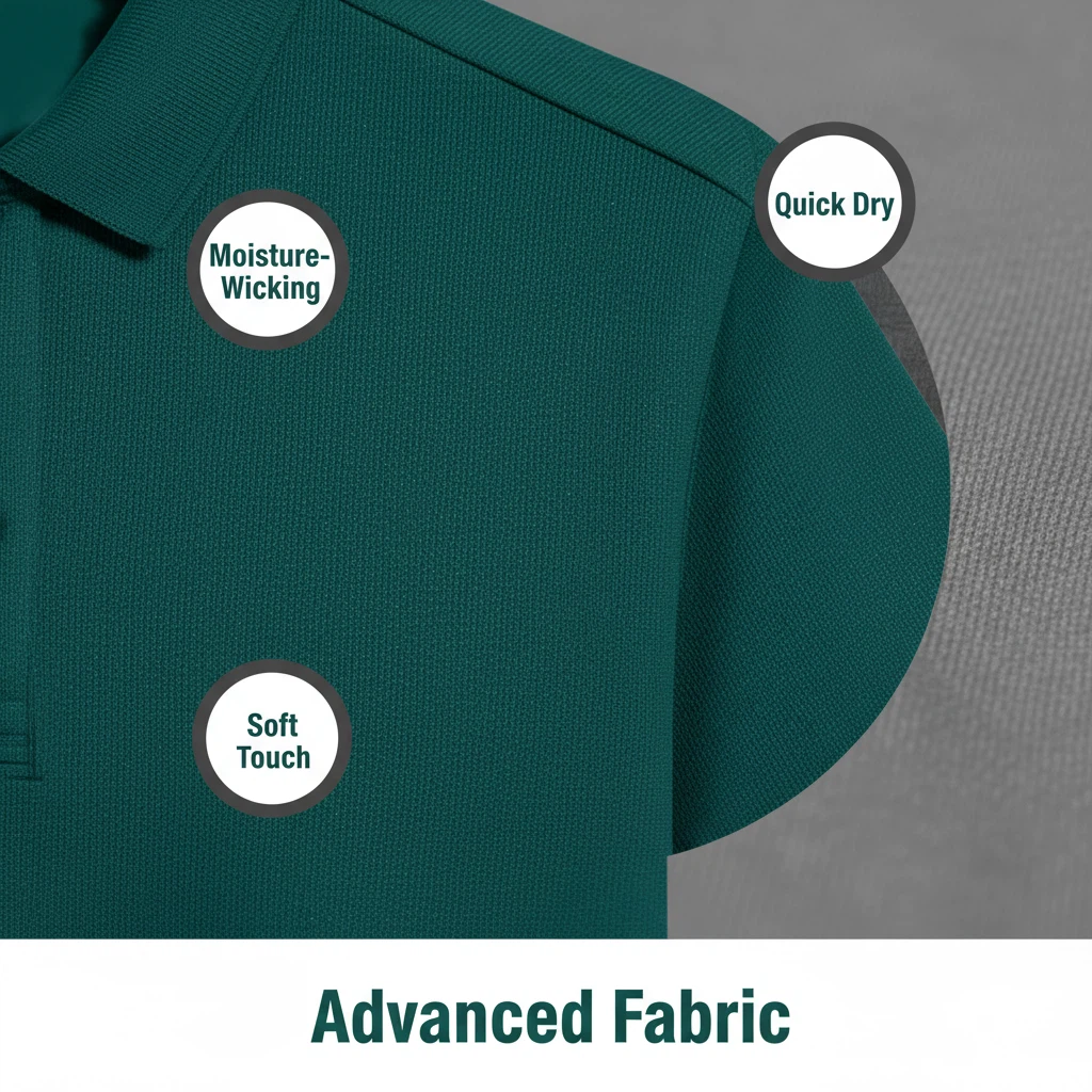 Simple Dri-Fit Polo Shirt Teal (2026 Trend) Unisex Breathable Quick Dry ...