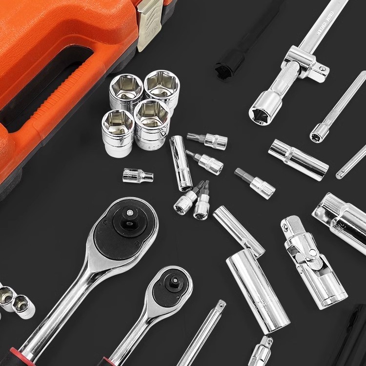 53/61/82/94Pcs Socket Wrench Set Heavy Duty Car Motorcycle Repair Tool ...
