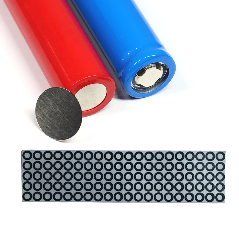 500pcs 18650 Li-Ion Battery Insulation Gasket Insulator Pack Cell Glue ...