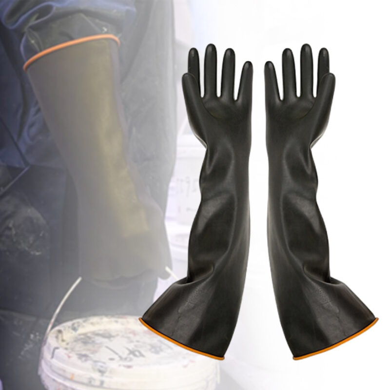 Protective Rubber Gloves Resistant to Muriatic Acid | Shopee Philippines