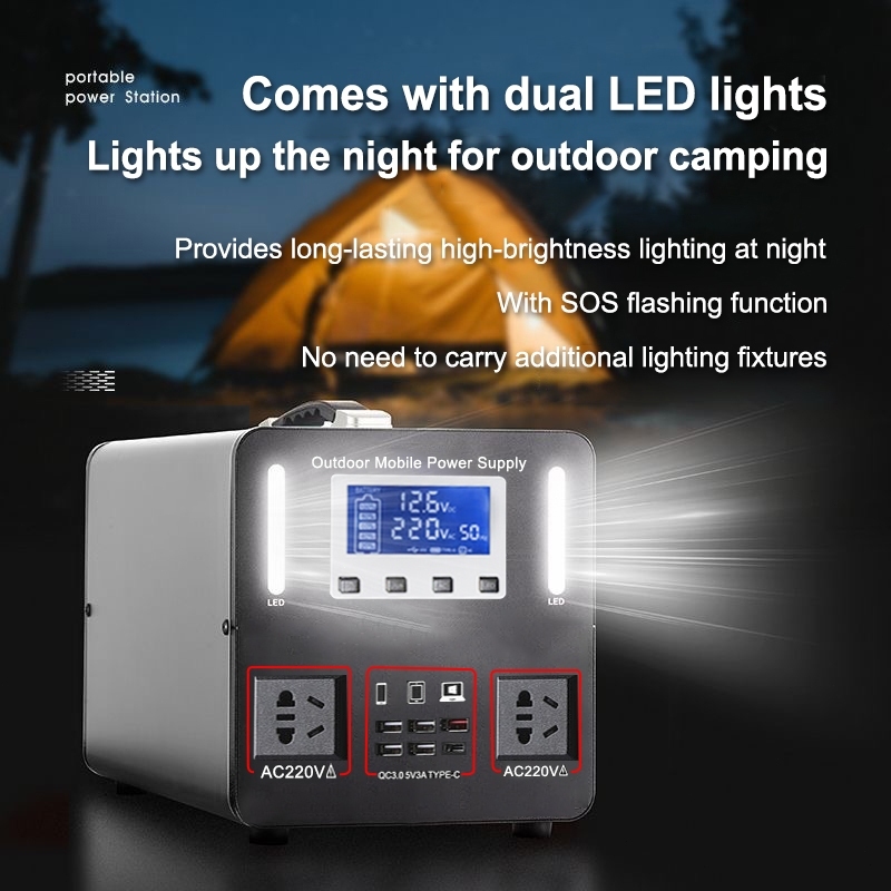 EXPOSE 1000W 988000mAh Solar Power Station 1000W 650W 300W Portable ...