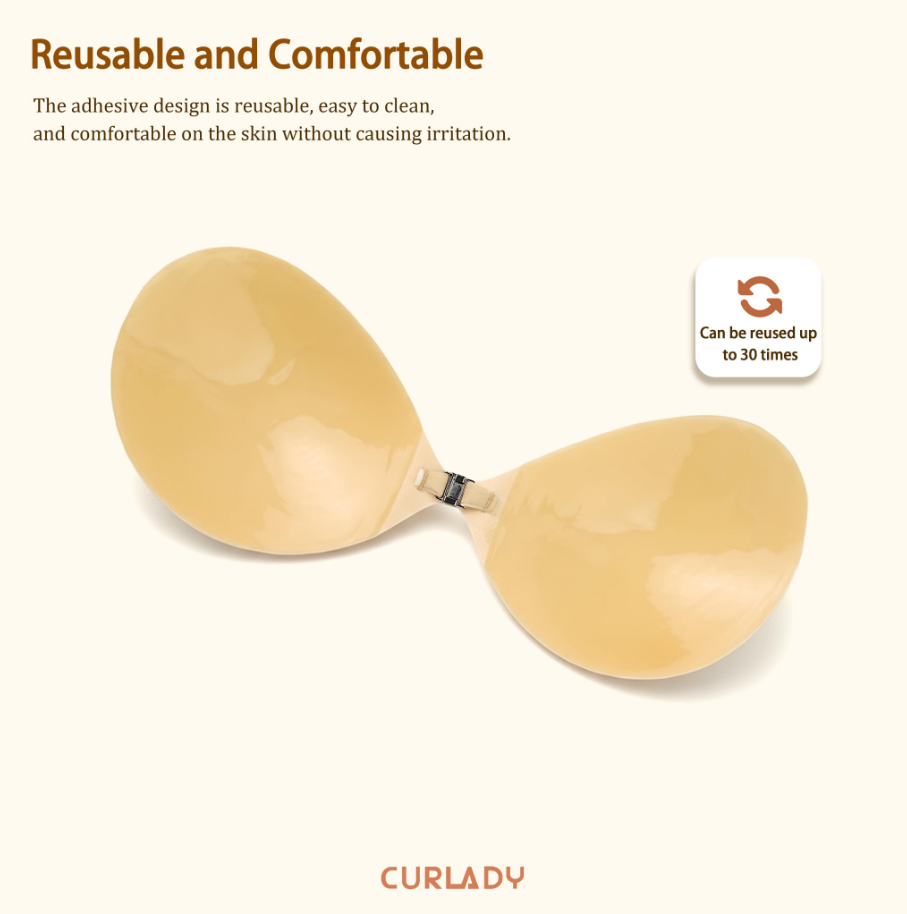 [Hottie Diary] Curlady Push-Up Adhesive Bra (Stronger Hold) Invisible ...